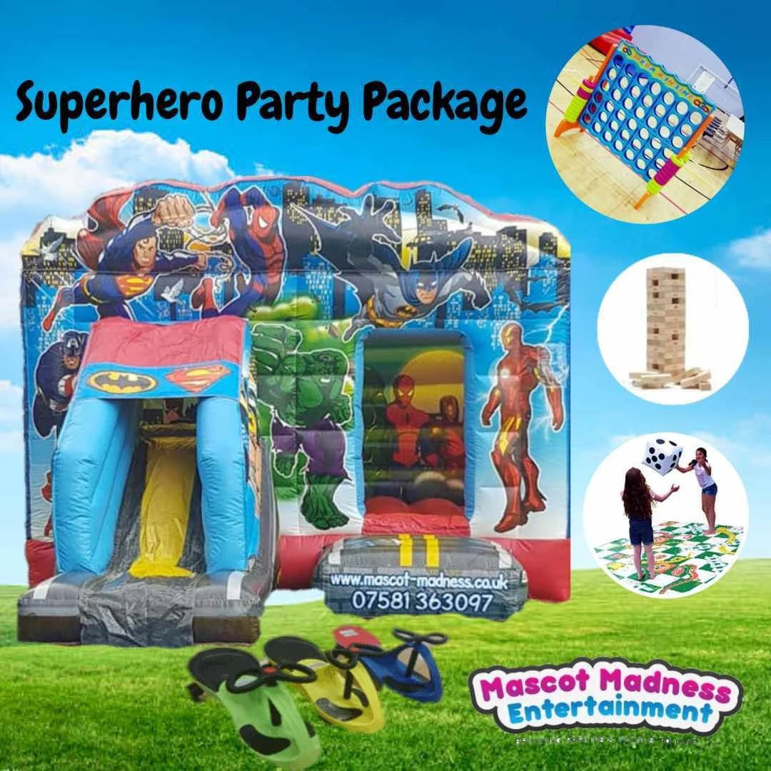 Superhero Party Package - Mascot Madness Entertainment
