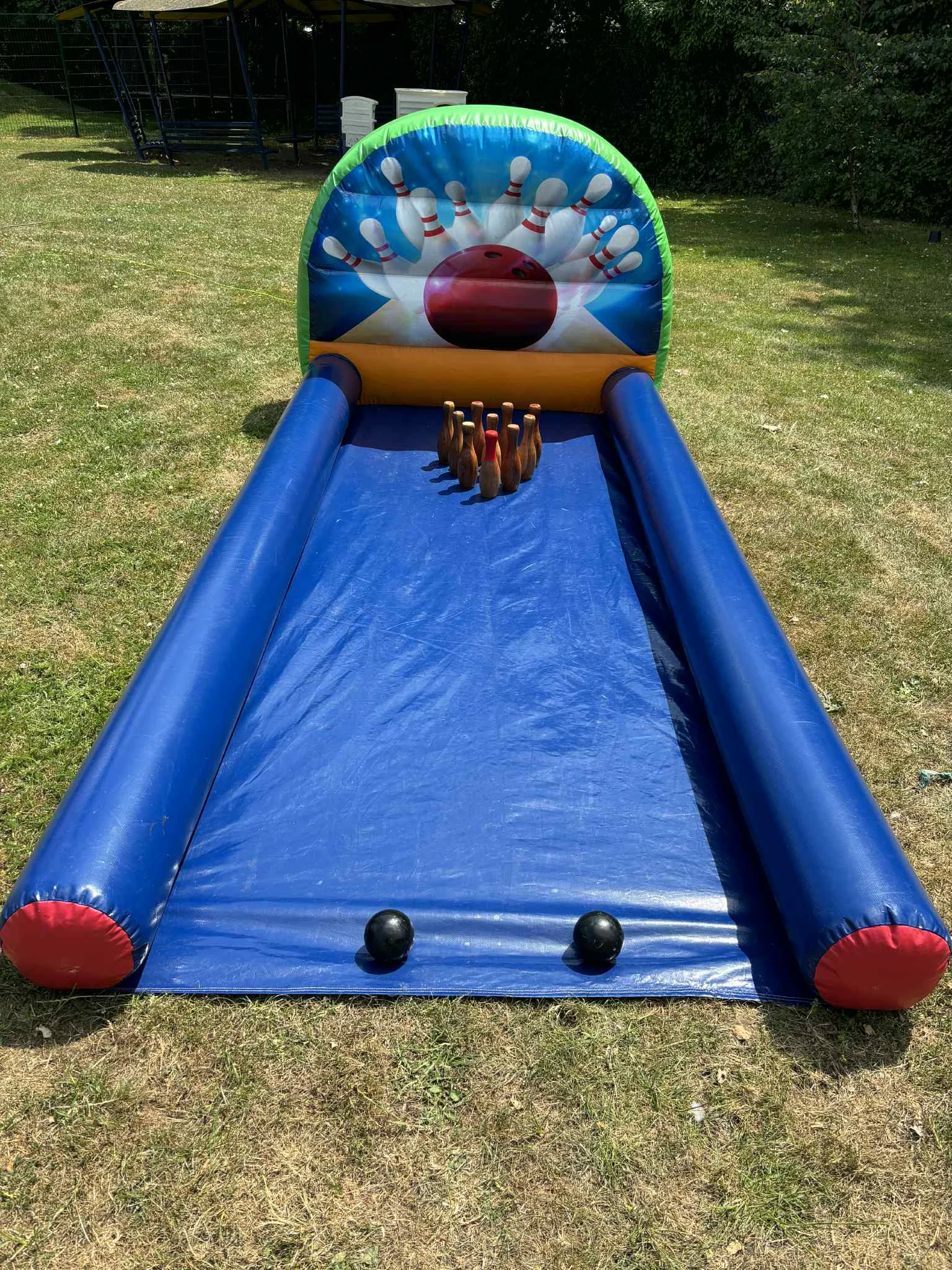 Inflatable Bowling Alley Surrey Jaimies Castles, Bouncy Castle & soft ...