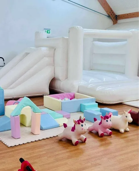 White Collection With Castle Little Monsters Soft Play - Little ...