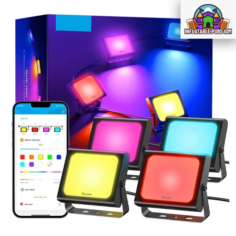 Led Lighting And Effects - Fun 4 All Bouncy Castle Hire on the Isle of Man