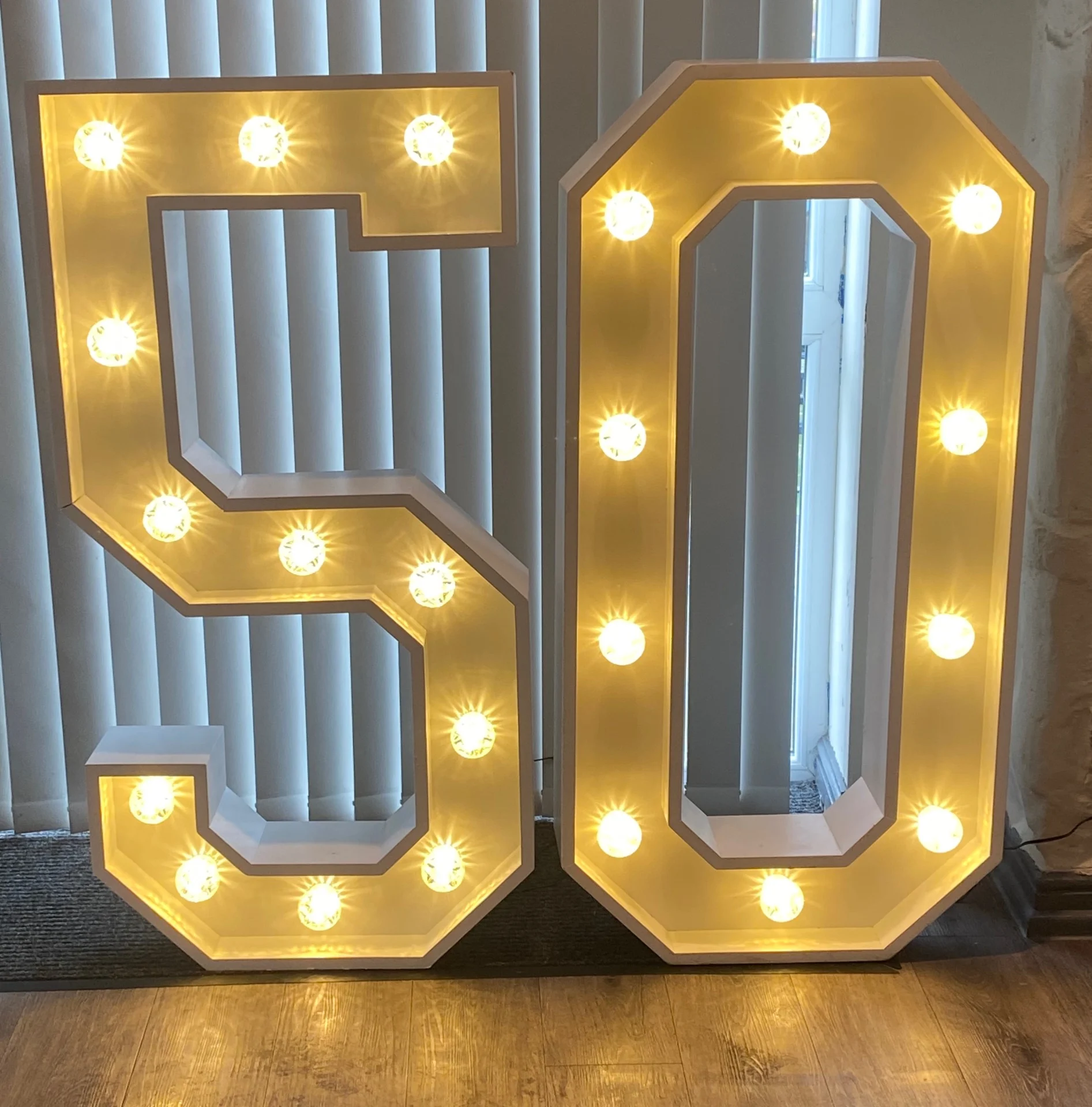 Led Numbers - 50 Abi's Entertainments | Bouncy Castle Hire ...