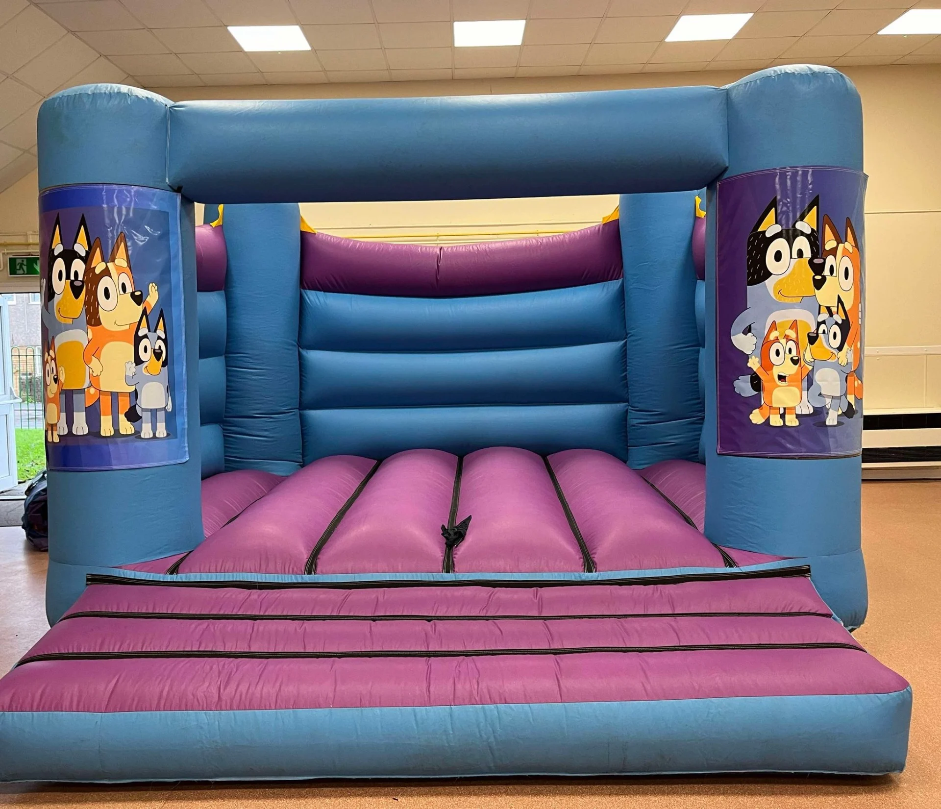 Bluey Bouncy Castle - Kids Kingdom Cearphilly