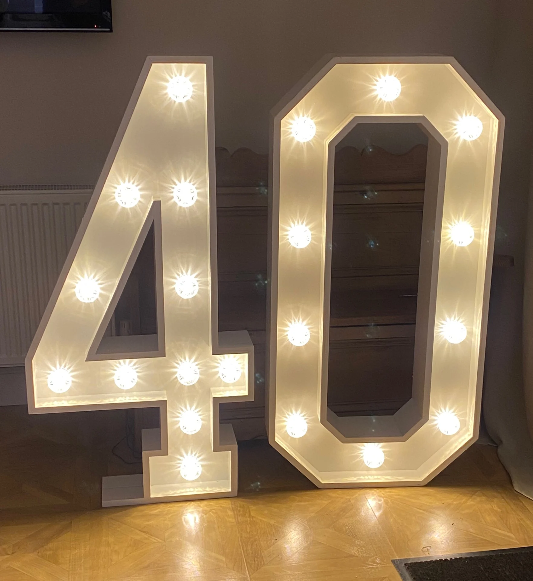 Led Numbers - 40 Abi's Entertainments | Bouncy Castle Hire ...