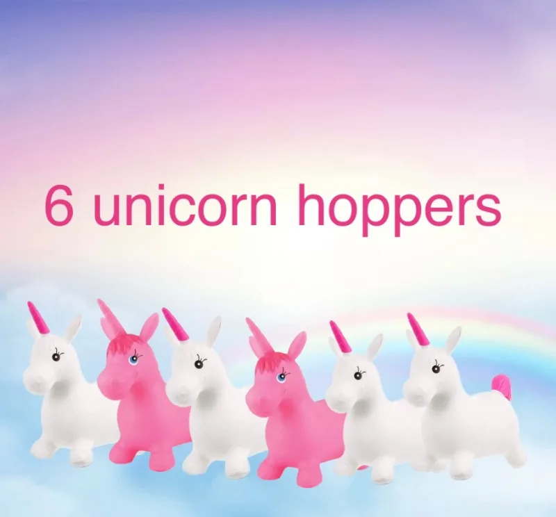 Unicorn Hoppers Bouncy Bees Bouncy Castle Hire