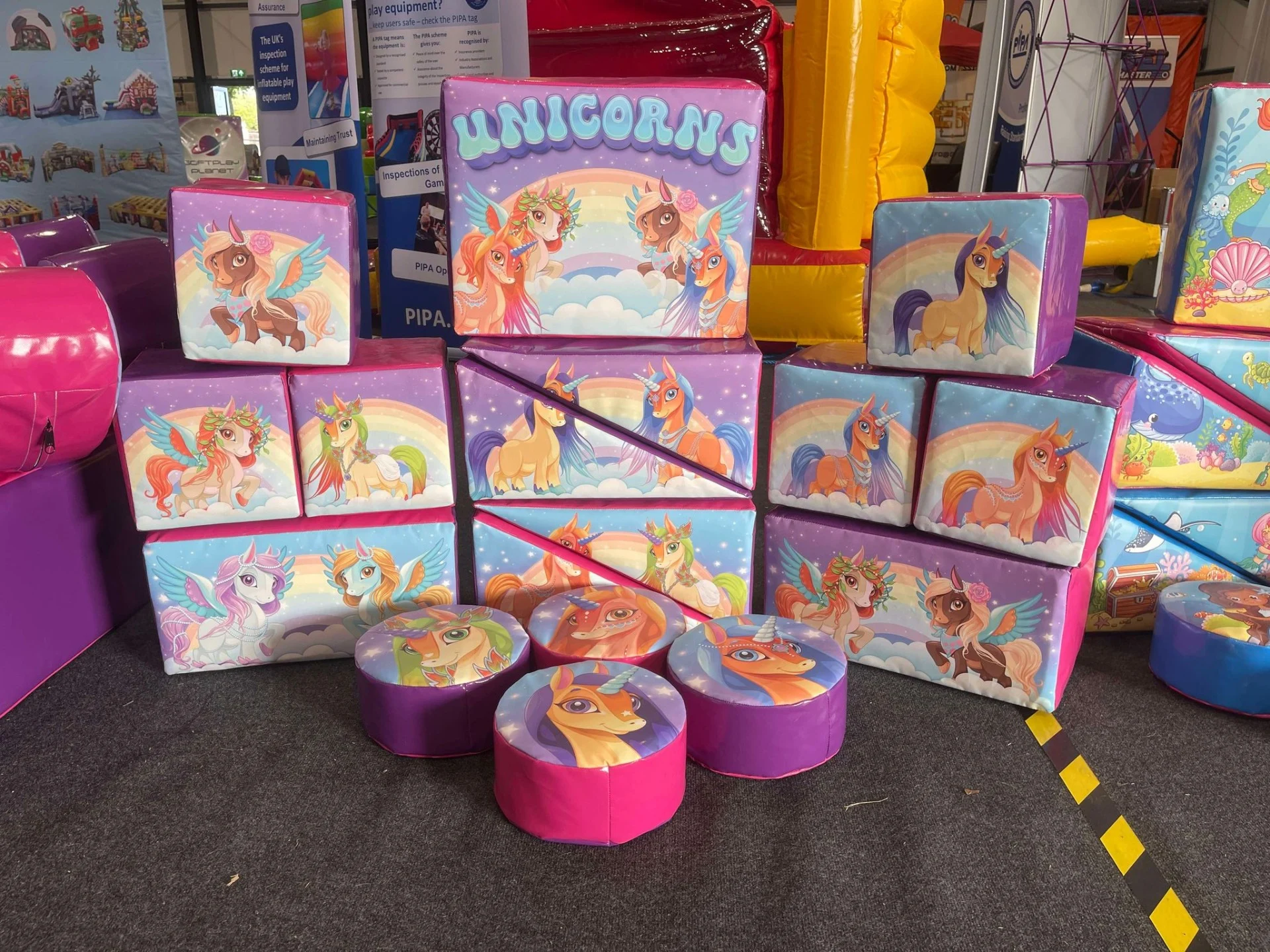 Unicorns 17 Piece Block Set - Little Big Shapes