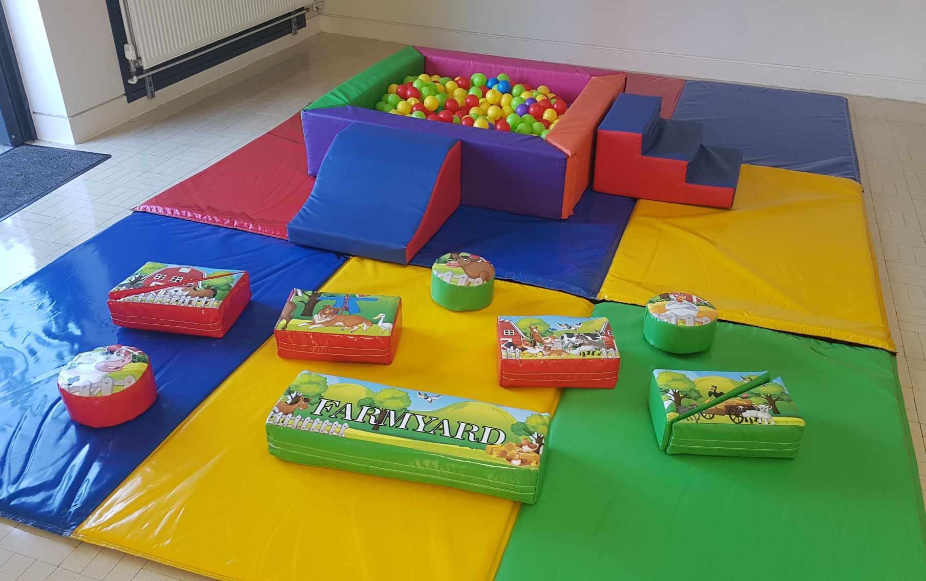 Farmyard Soft Play Package - Dino Tots Bouncy Castle & Soft Play Hire