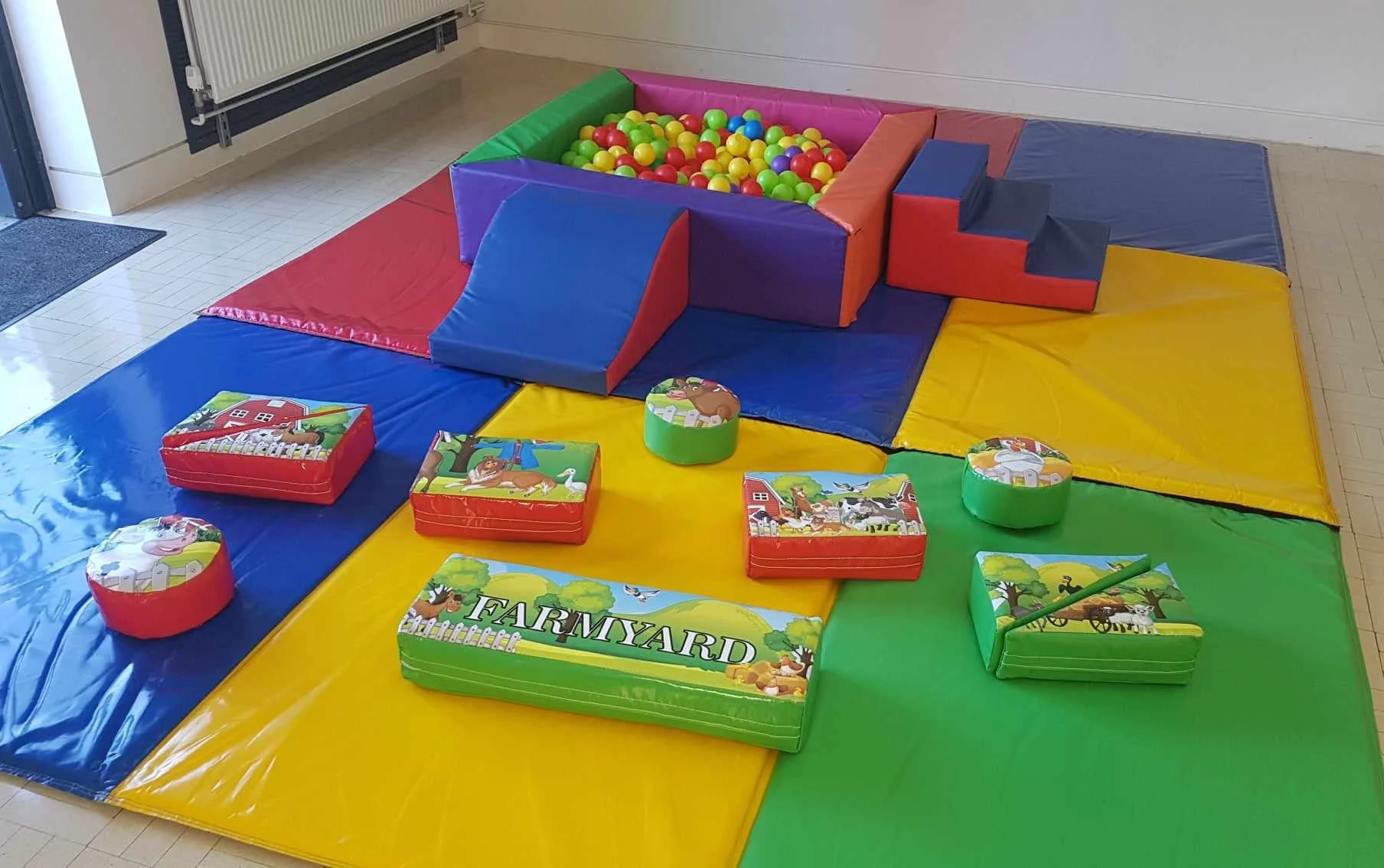 Farmyard Soft Play Package - Dino Tots Bouncy Castle & Soft Play Hire