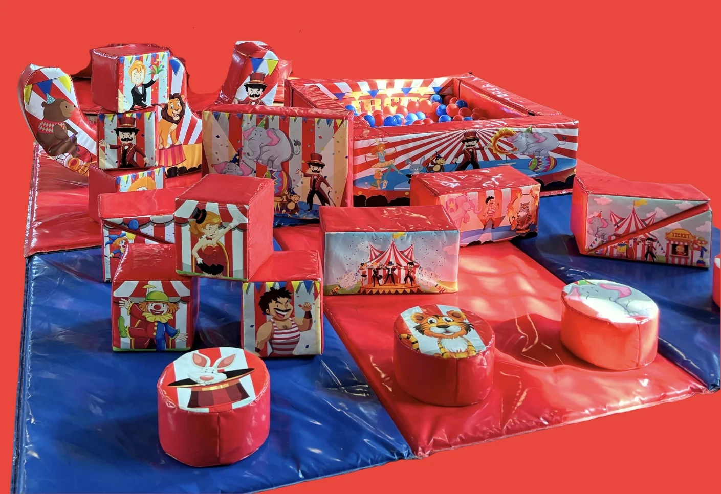 Circus Soft Play Hire Surrey Jaimies Castles, Bouncy Castle & soft play ...