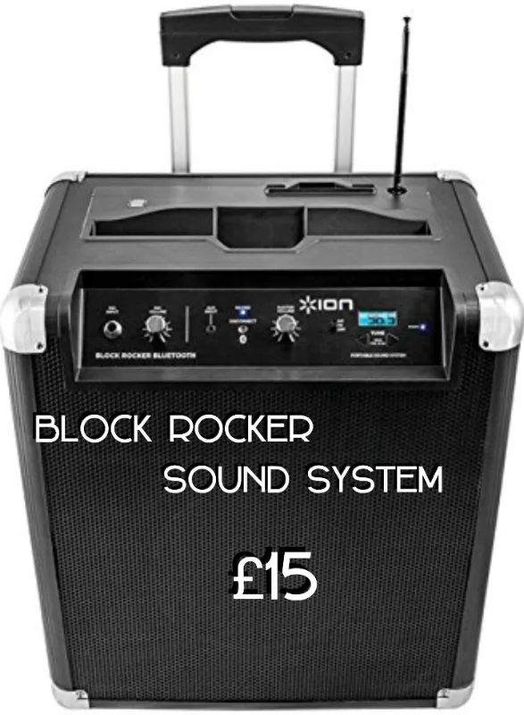 Block Rocker Sound System Alfies Bouncy Castles