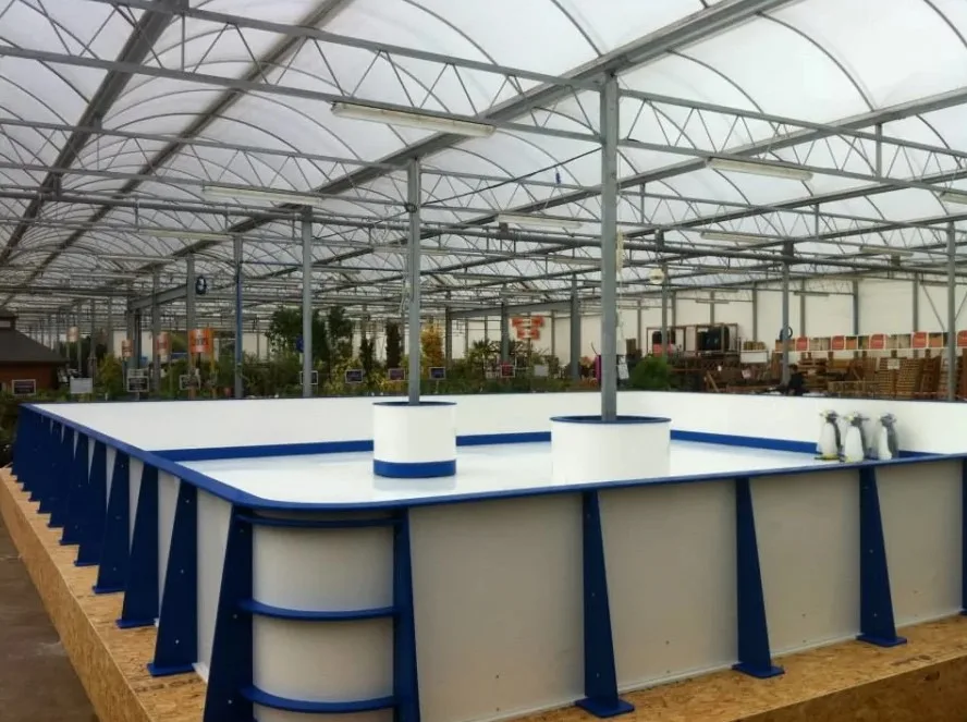 Synthetic Ice Rink 12m X 12m - Bouncy Castle Hire Birmingham