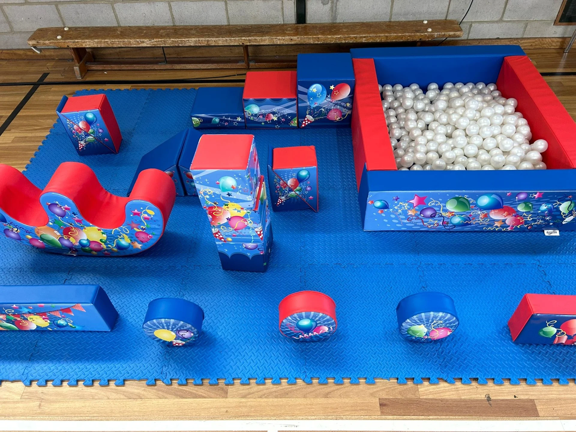 Blue And Red Soft Play
