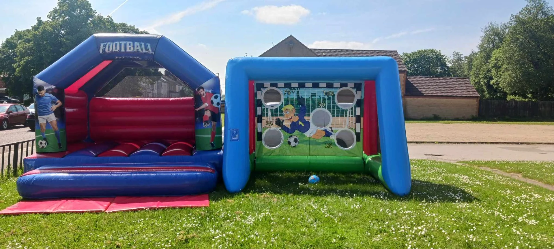 Penalty Shoot Out And Castle Package - Bouncy Castle Hire in ...