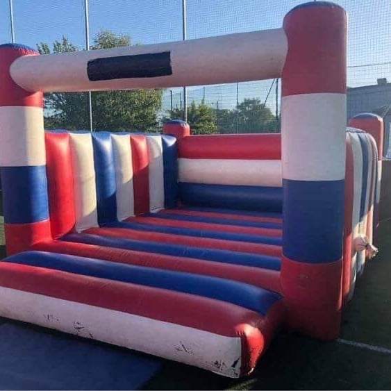 Red White And Blue Bouncy Castle 12ft X 15ft X 9ft Height - Fun 4 All ...
