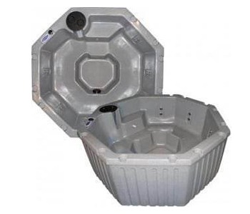 5 Person Standard Octagonal Solid Tub - Hereford Hot Tub Hire