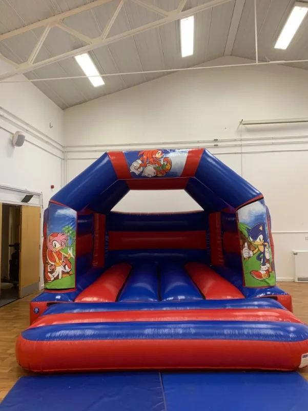 Sonic Castle - Bellyflops Amusements Hire | Bouncy Castle Hire ...