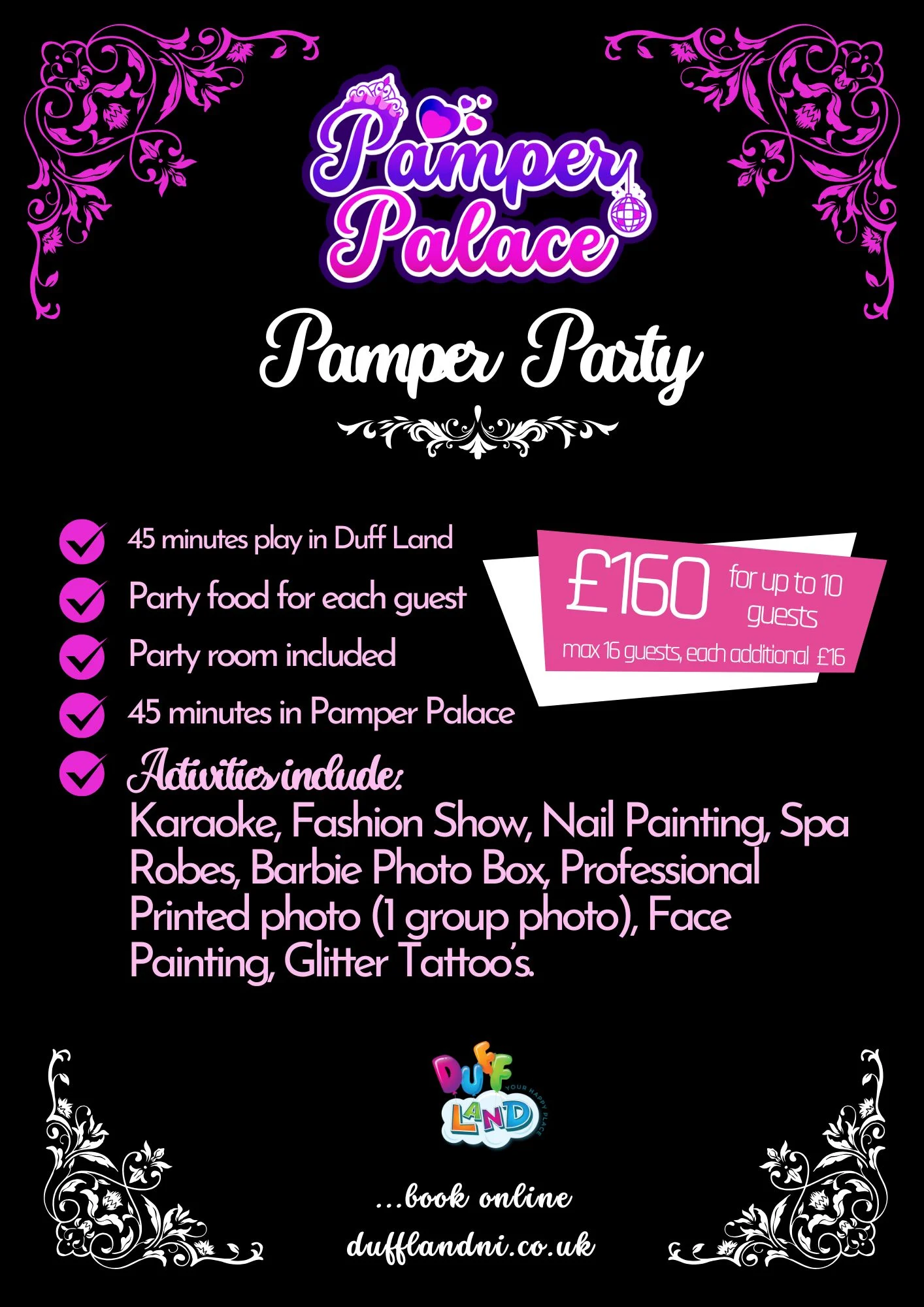 Pamper Palace - Duff Land NI