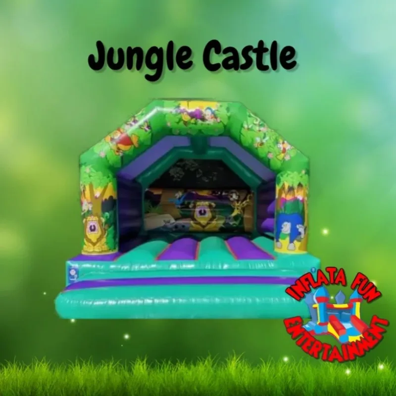 12ft X 15ft Jungle Castle - Inflata-fun | Bouncy Castle Hire ...
