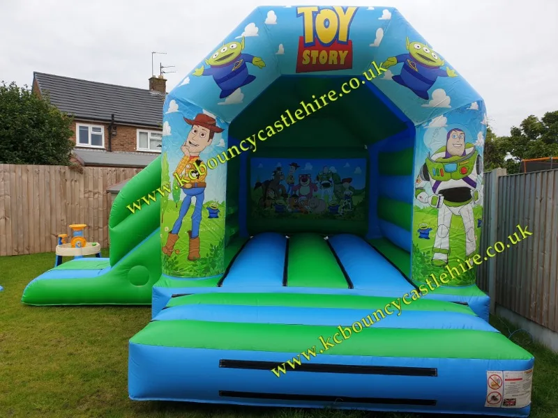 Toy Story Bouncy Castle With Slide Inliverpool. - Kc Bouncy Castle Hire