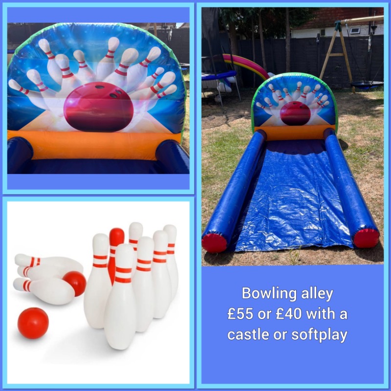 Inflatable Bowling Alley - Jaimies Castles, Bouncy Castle & soft play ...