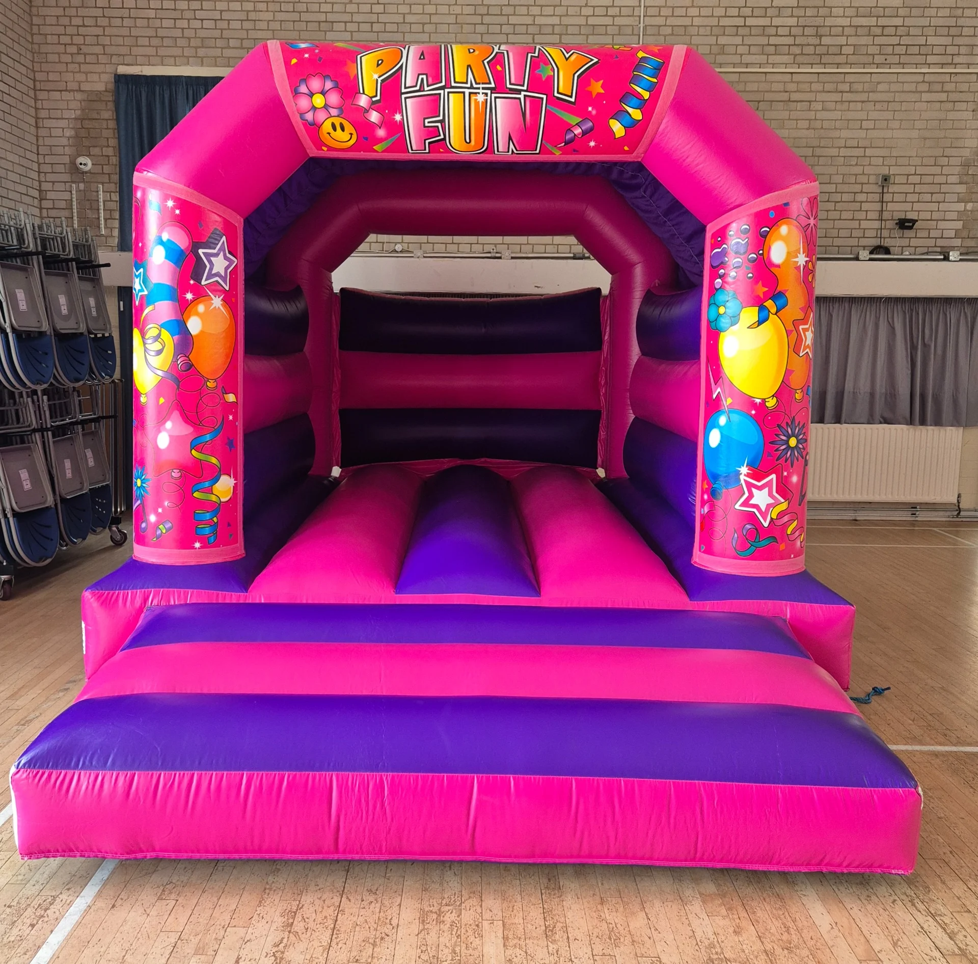 Party Fun Castle Pink And Purple - Bouncy Castle Hire Poole, Dorset ...