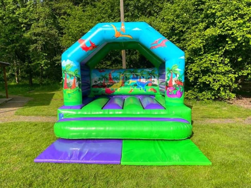 Dinosaur Castle - M & L Bouncy Castle Hire
