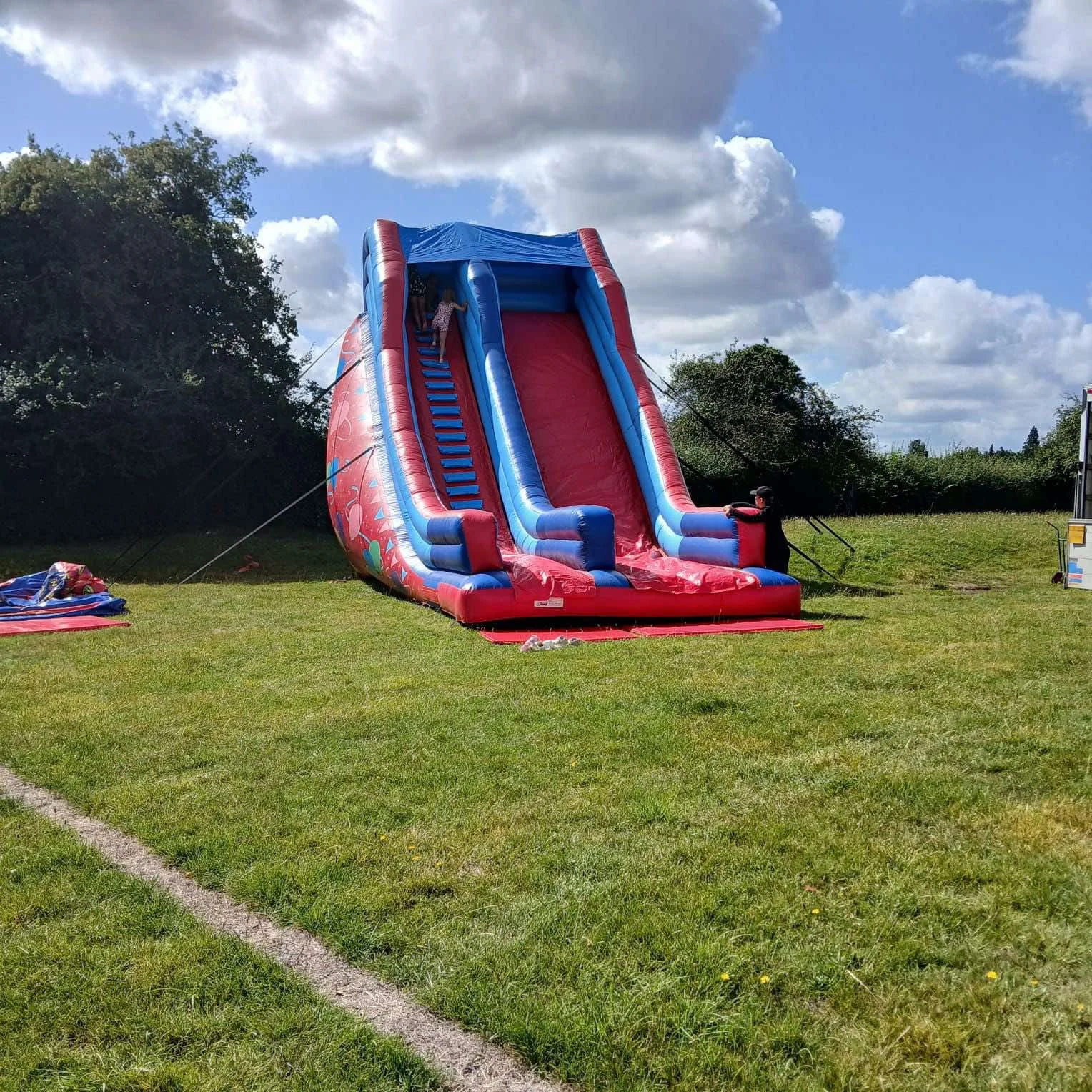 Mega Slide 15ft Platform - Chambers Bouncy Castle Hire