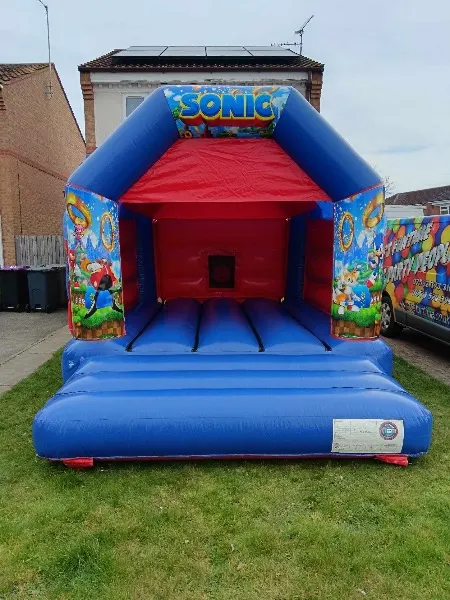 Sonic The Hedgehog Bouncy Castle - Its Fun Time