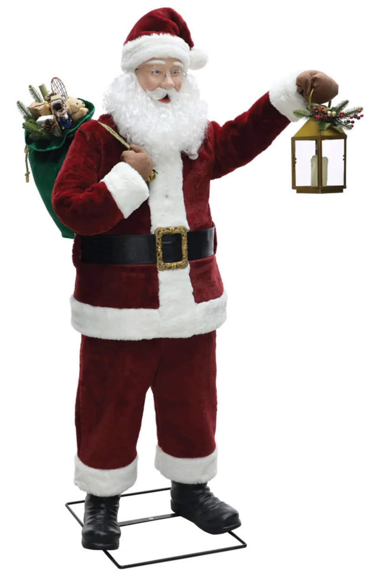 Deluxe Santa Greeter Animated Figure - 1.8m - Seasons of Shadows
