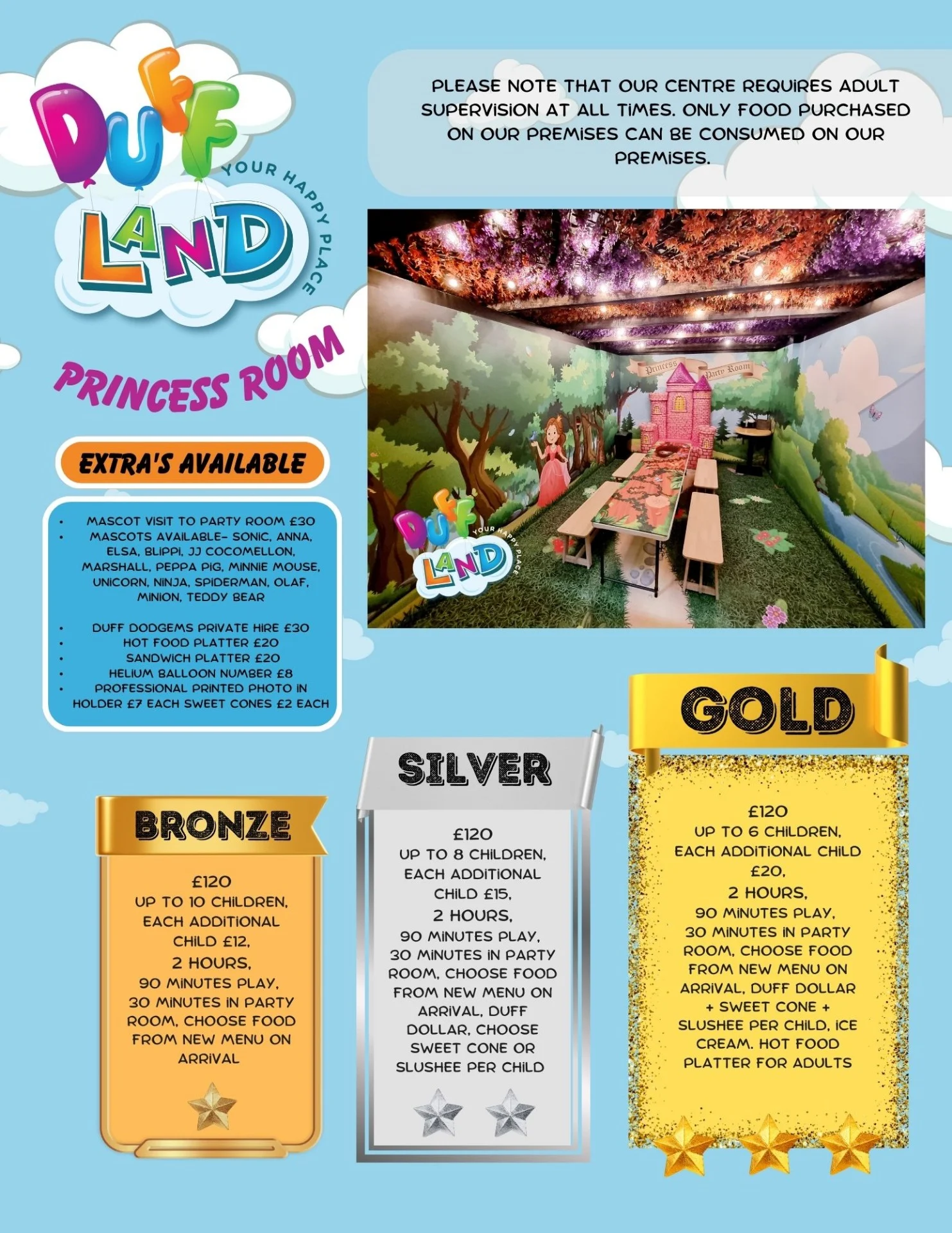 Duff Land Princess Party Bookings - Duff Land NI