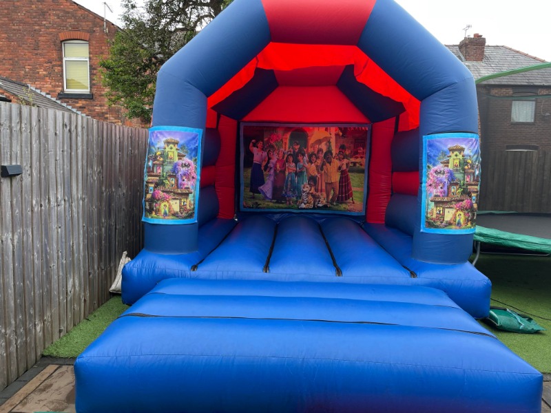 12ft X 12ft Blue And Red Castle - Encanto Theme - A Wibbly Wobbly ...