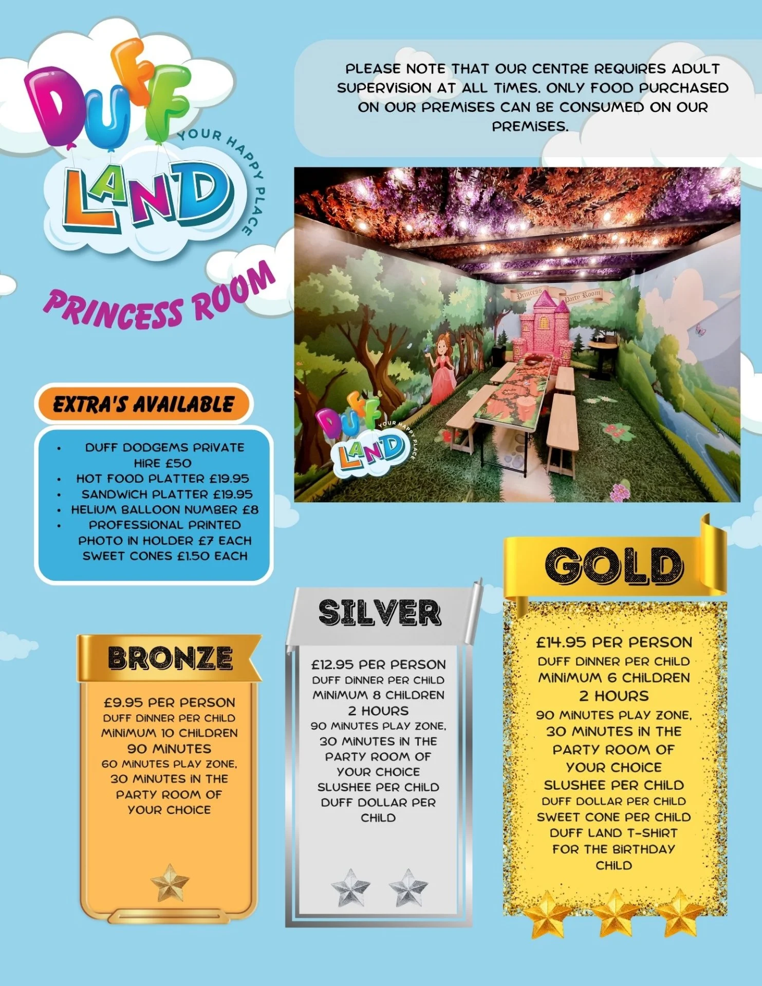 Duff Land Princess Party Bookings - Duff Land NI