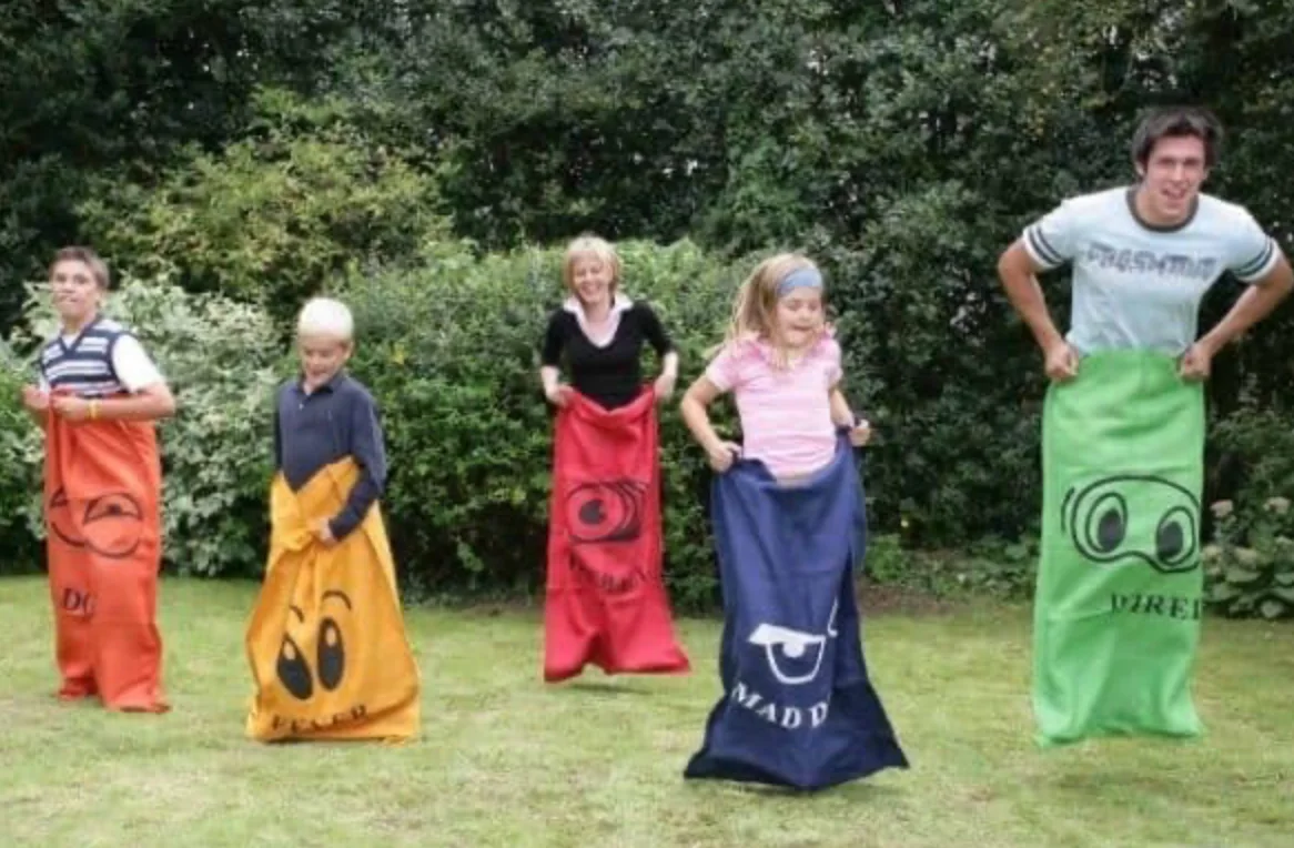 Sack Race Sacks In The South West Of England - Dorset Entertainment