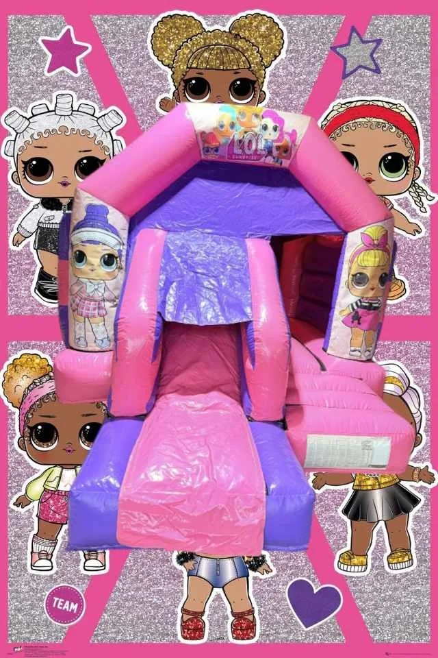 Lol Doll Combi Castle Inflatable and Soft Play Hire Redcar