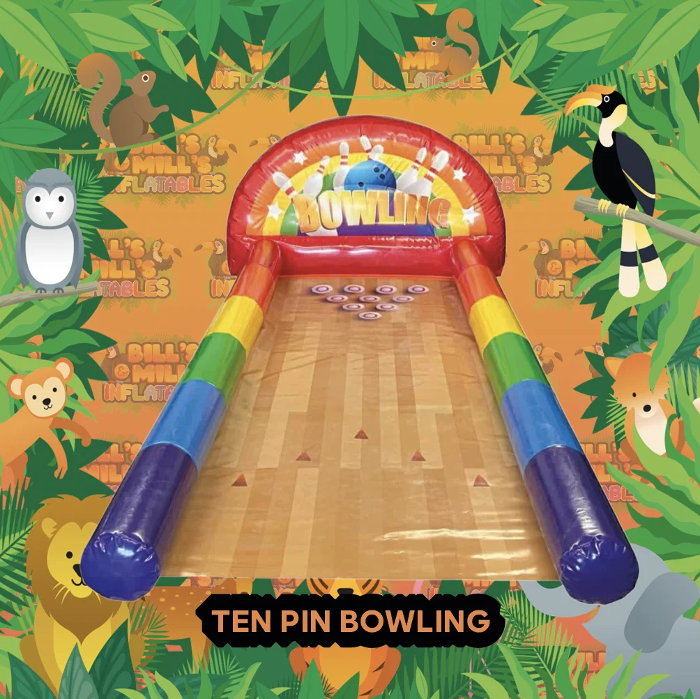 Ten Pin Bowling, Bringing Joy To Kings Lynn - Bills and Mills Inflatables