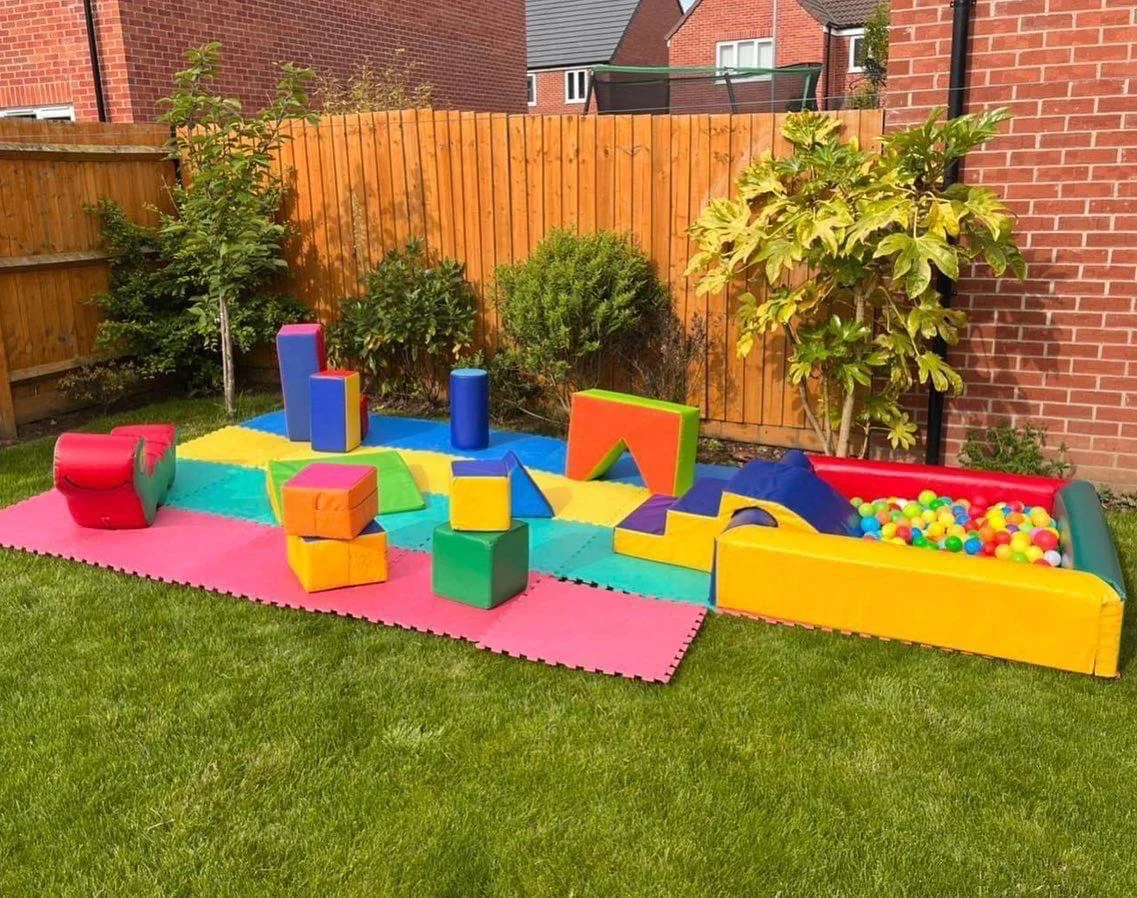 12 X Soft Play Shapes And Ball Pit With Slide - Tiger Tots Bouncy ...