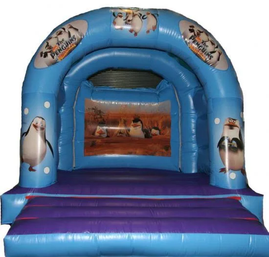 15tx17ft The Penguins Of Madagascar Dj Land Of Castles | Bouncy Castle ...