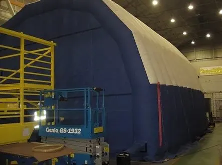Inflatable Power Generation Worktent - INFLATABLE BUILDINGS AND STRUCTURES