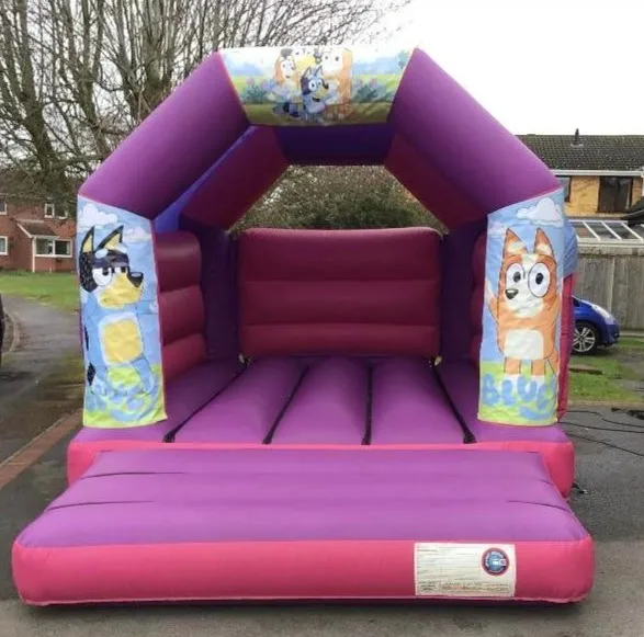11 X 15ft Pink Bluey - Leicester Bouncy Castle Hire | Broughton Astley ...