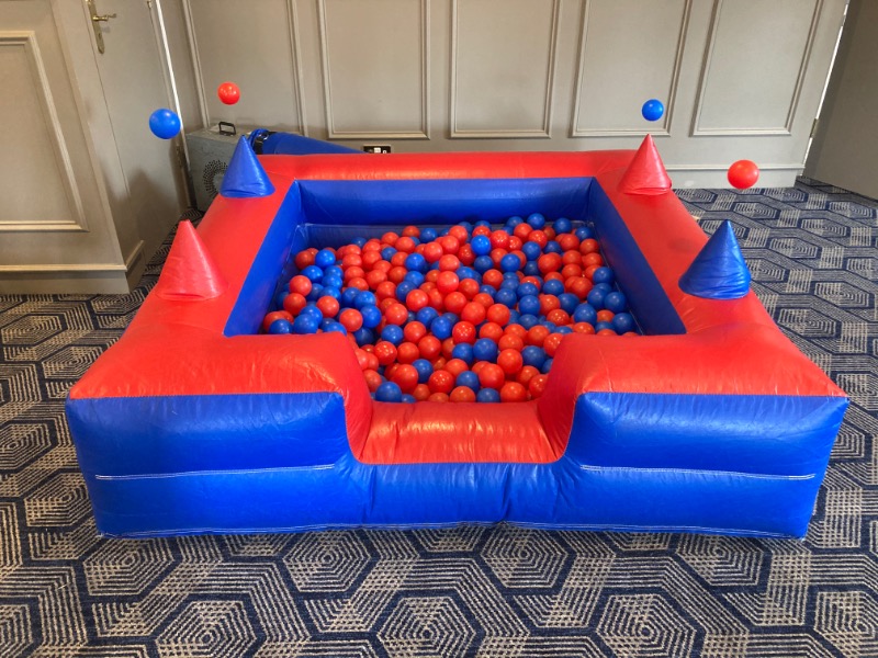 Red And Blue Ball Pit - Jaimies Castles, Bouncy Castle & soft play Hire ...
