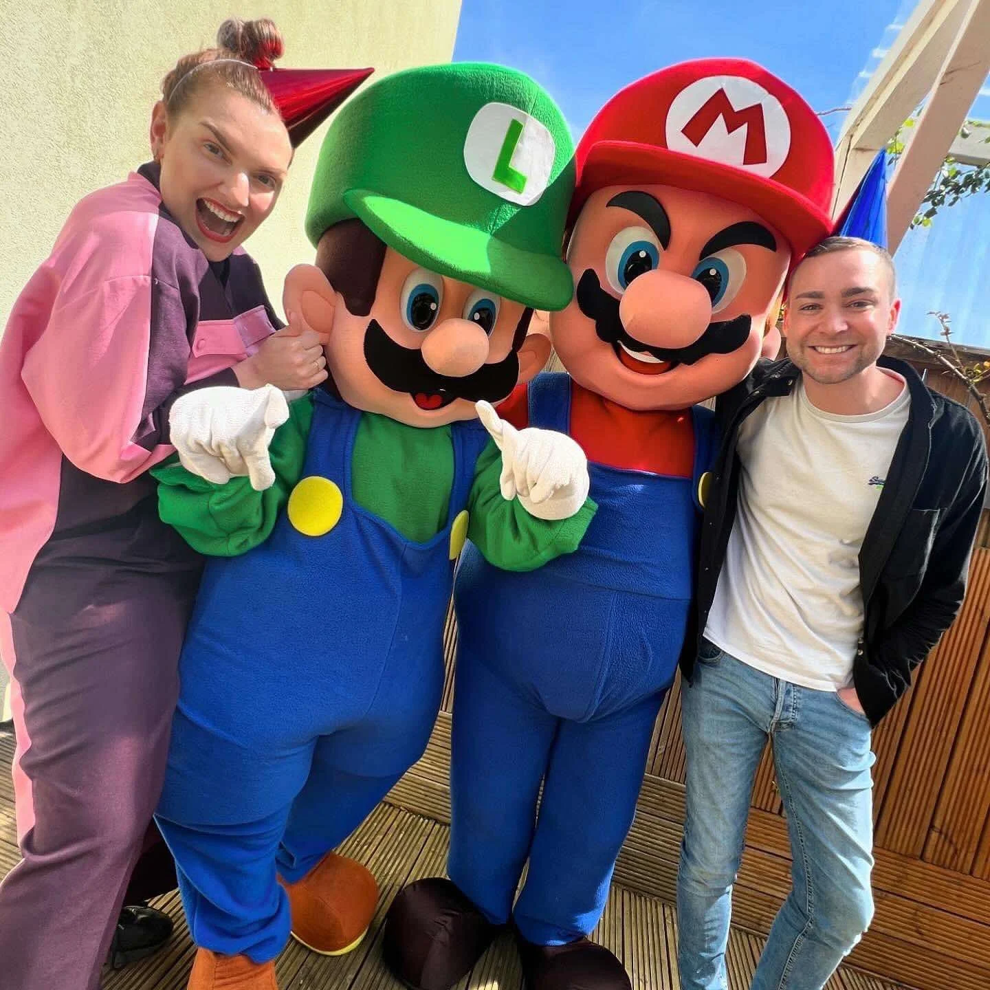 Mario And Luigi Mascot Hire - Inflatable & Mascot Hire in Bradford ...