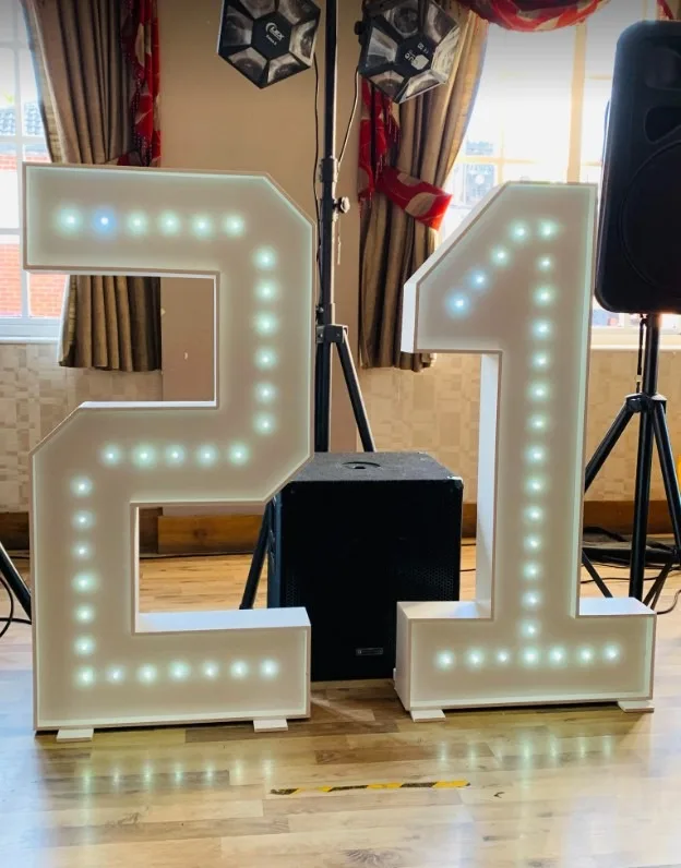 Led Numbers Party Central Entertainments
