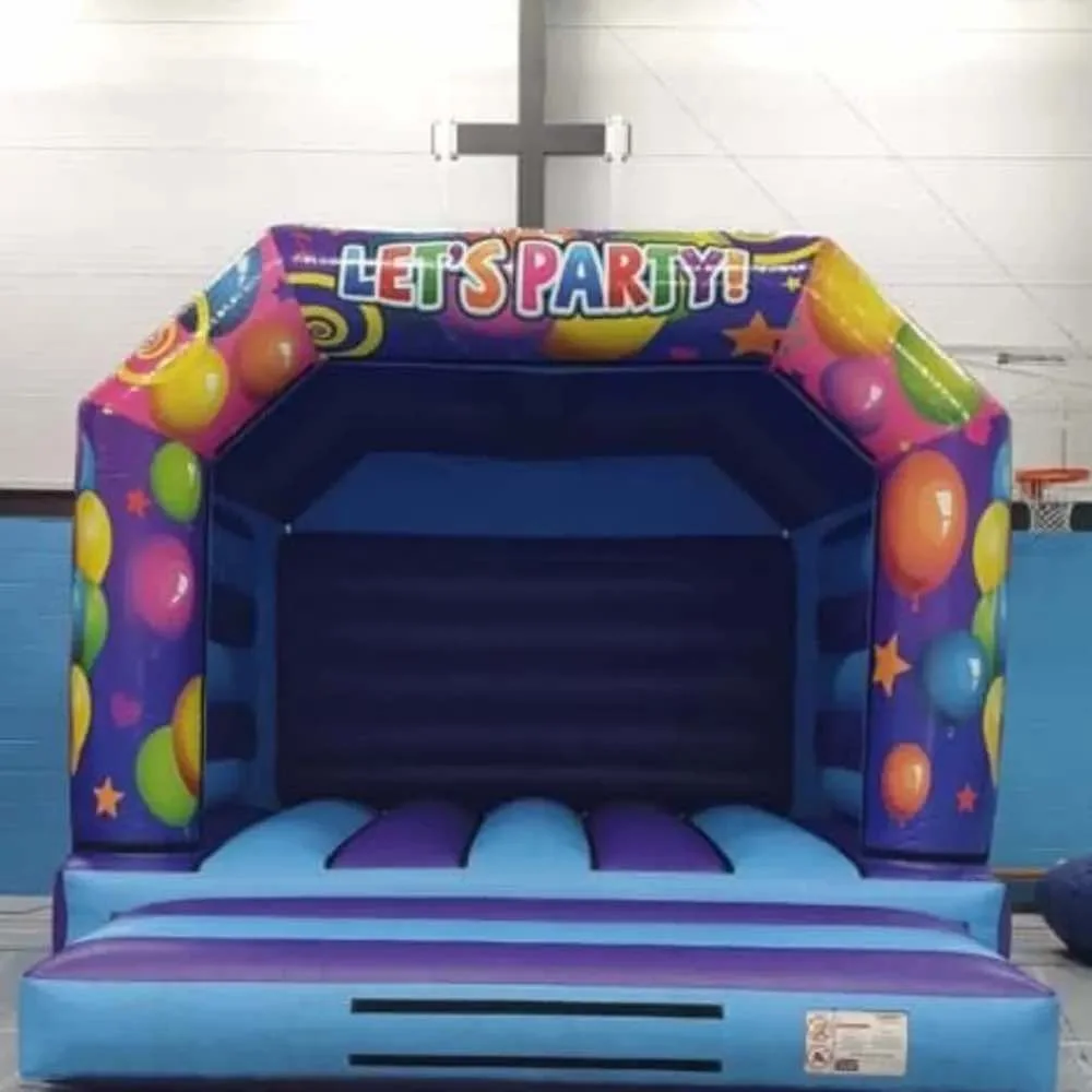 Blue Purple Adults Bouncy Castles In Manchester And Stockport - Jimmy ...