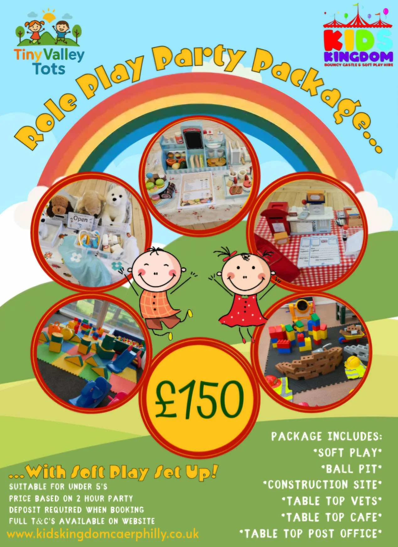 Role Play Party Package - Kids Kingdom Cearphilly