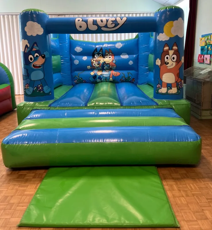 Bluey - Bouncy Castle and hot tub hire, based in Gwynedd, Wales