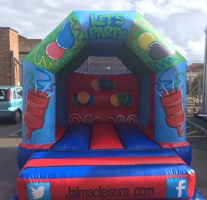 10ft X 12ft Lets Party Castle - Jalmac Leisure | Bouncy Castle Hire ...