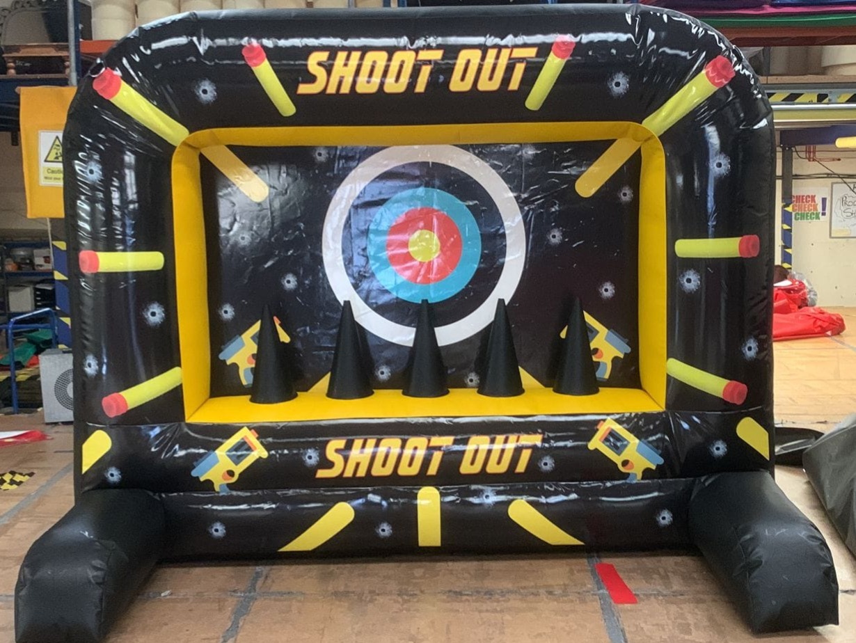Inflatable Target Shootout - Bellyflops Amusements Hire | Bouncy Castle ...