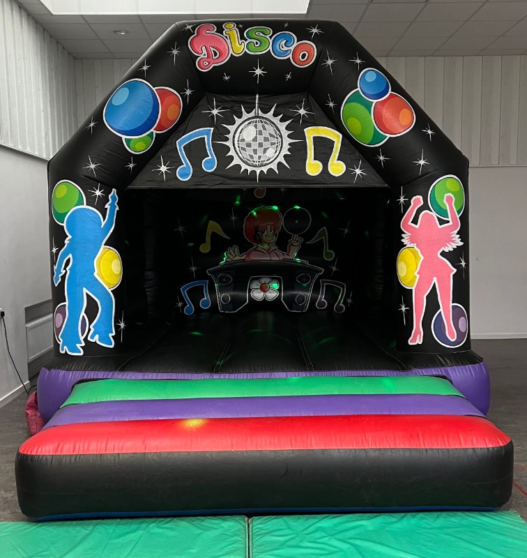 Black Disco Bouncy Castle - Bouncy Castle and hot tub hire, based in ...