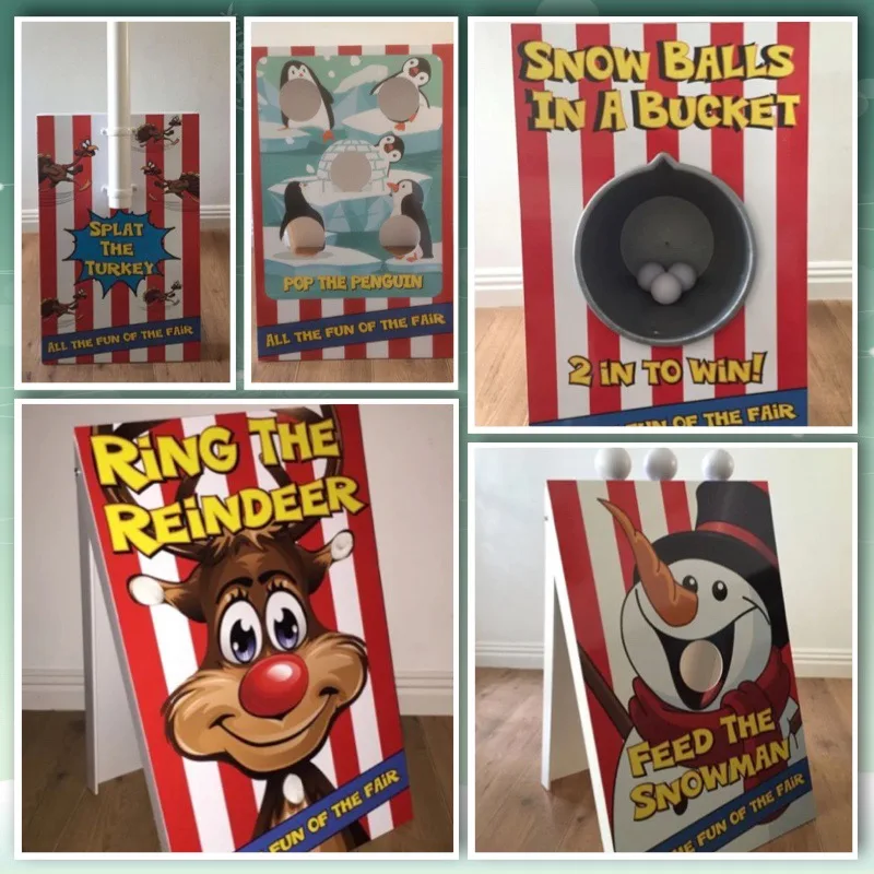 Christmas Side Stall Games Pack 4 | Fun Christmas Themed Games | Xmas ...