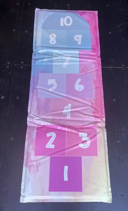 Pastel Hopscotch Jaimies Castles, Bouncy Castle & soft play Hire Surrey