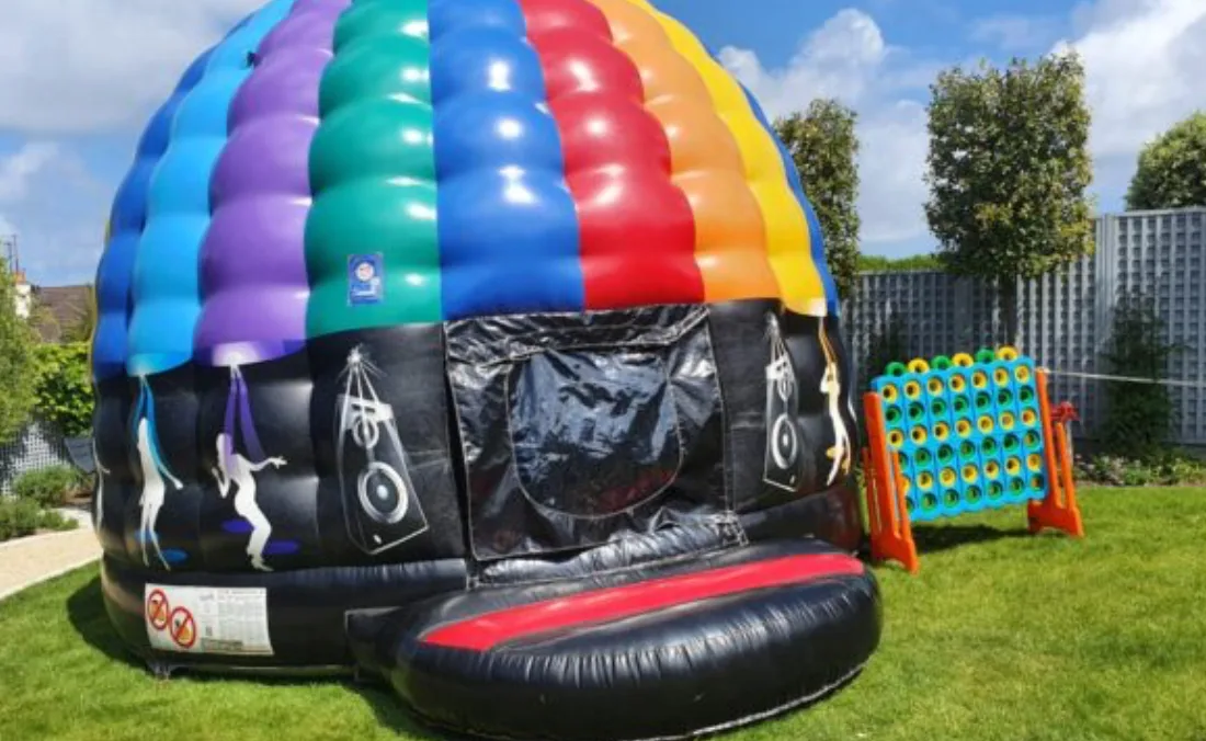 Large Disco Dome Bouncy Castle Hire Wicklow And Dublin - Kids Parties ...